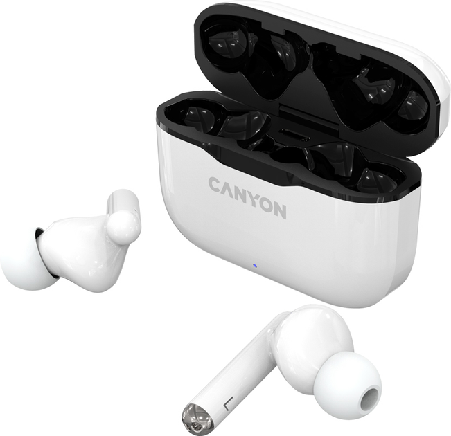 Беспроводные наушники Canyon TWS-3 White (CNE-CBTHS3W) купить в ...