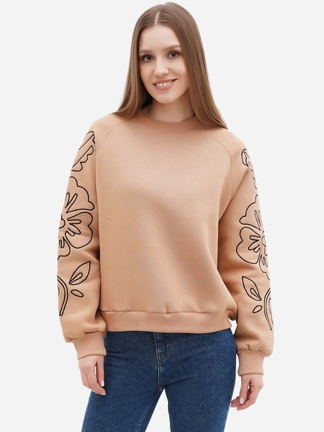 Свитшот оверсайз женский EQUILIBRI W231 007 000 S Бежевый ...