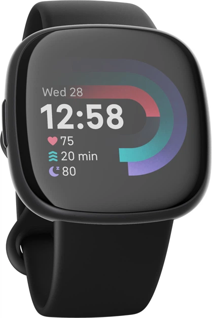 Смарт-годинник Fitbit Versa 4 Black/Graphite (FB523BKBK) – фото ...