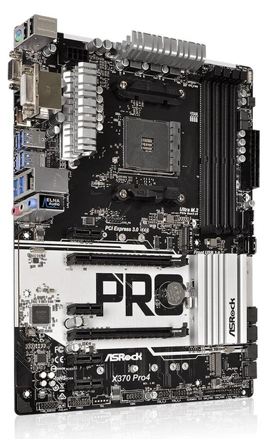Материнская плата ASRock X370 Pro4 (sAM4, AMD X370, ATX) б/у – фото ...