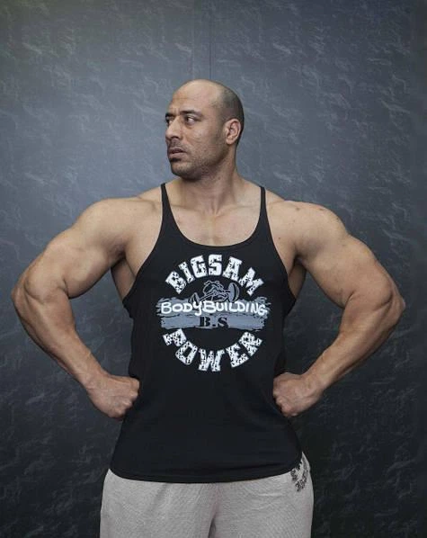 Майка для бодибилдинга Big Sam 2197 Черный S от продавца: Sharapov ...