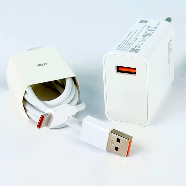 Зарядний комплект Xiaomi 27W (MAX) Fast Charger Adapter Type C MDY-11 ...