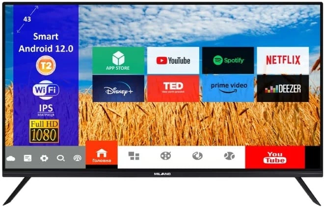 Телевизор Milano 43FHDT2S1223 Smart TV купить в интернет-магазине ROZETKA - Телевизор Milano ...