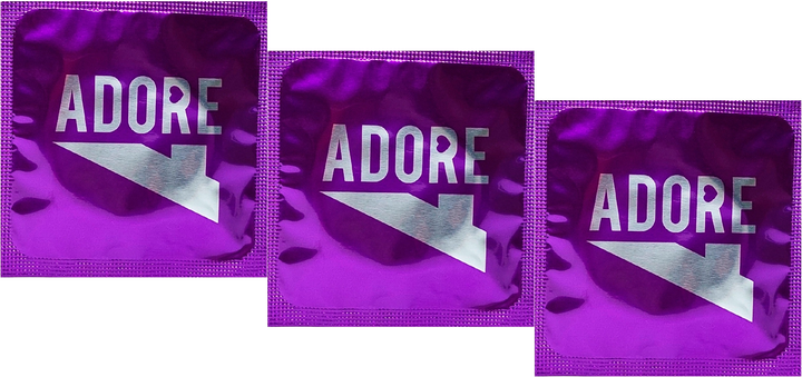Латексные презервативы Pasante Adore Ribbed Pleasure 3 шт ...