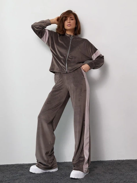 Спортивний костюм жіночий ISSA PLUS SA-503 XL Коричневий (issa2007682544479) – Брендовий одяг ...