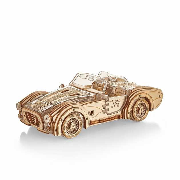 Механический 3D пазл-конструктор Viter Models Спидстер Shelby Cobra 442 ...