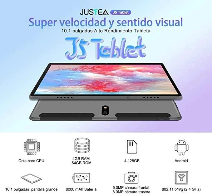 Планшет JUSYEA J5 10.1 IPS Android 10 OctaCore 4/64Gb 8000mAh Wi-Fi ...