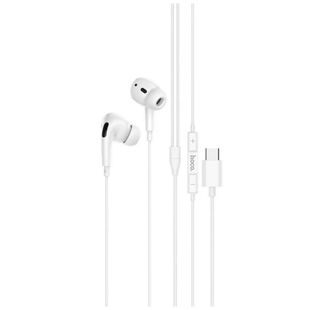 Навушники HOCO M101 Pro Crystal sound Type-C wire-controlled digital earphones with microphone ...