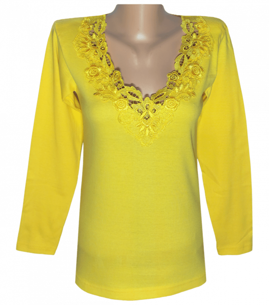 Однотонная футболка женская с длинным рукавом - Tengulu - 500 - XL ...