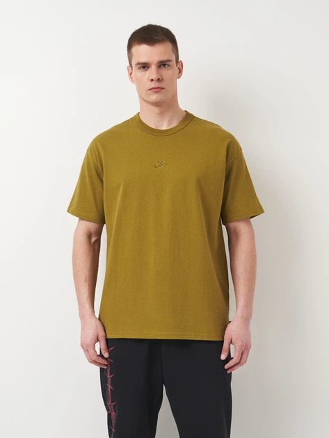 Футболка хлопковая длинная мужская Nike M Nsw Prem Essntl Sust Tee DO7392-307 M Сине-зеленая ...