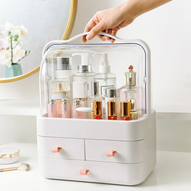 Органайзер шкафчик для косметики Usams Cosmetic Storage Box с ящиками ...
