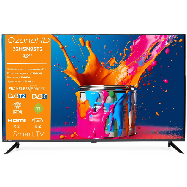 Телевізор Ozonehd 32HSN93T2 купить в интернет-магазине ROZETKA ...