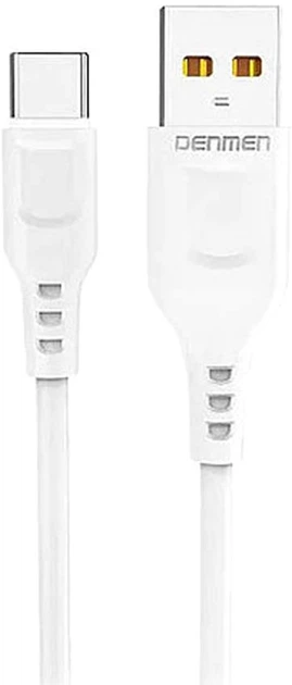 Кабель Denmen D01T Silicone USB Type-C 2.4A 1 м 2 шт White (DM-D01T-2WH) – фото, отзывы ...