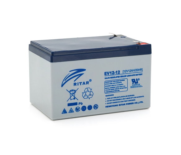 Тягова акумуляторна батарея RITAR EV12-12,12V 12Ah, F2 (151 х 99 х 97 ...
