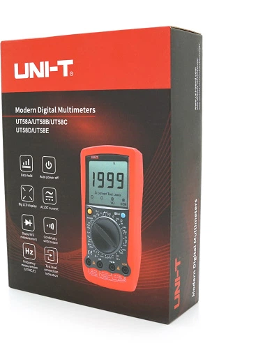 Мультиметр UNI-T UT58D Червоно-чорний (YT21831) – фото, відгуки, характеристики в інтернет ...
