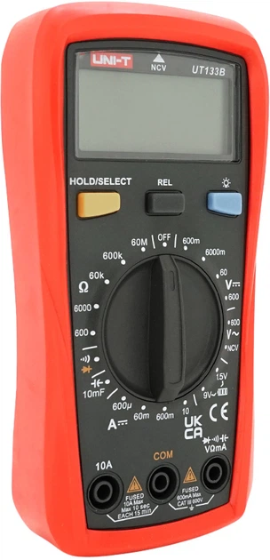 Мультиметр UNI-T UT133B Красно-черный (YT21827) – фото, отзывы ...
