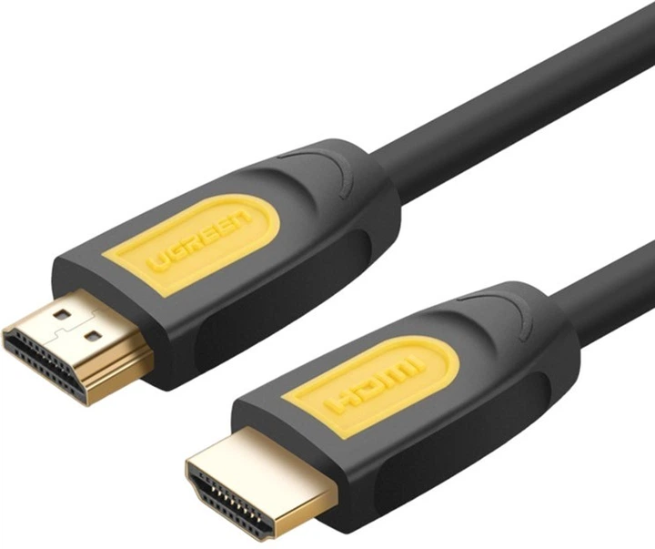 Кабель Ugreen HD101 HDMI Round Cable 1 м Yellow / Black (6957303811151 ...
