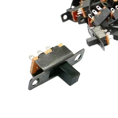 Переключатель движковый ползунковый SS12F15VG6, 100шт, 2пол 3pin тумблер (117815) – фото, отзывы ...