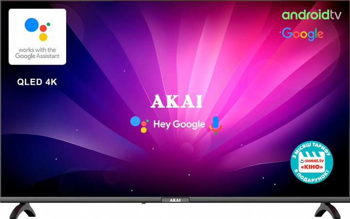 Телевизор Akai QLED 65" AK65D23QUG купить в интернет-магазине ROZETKA ...