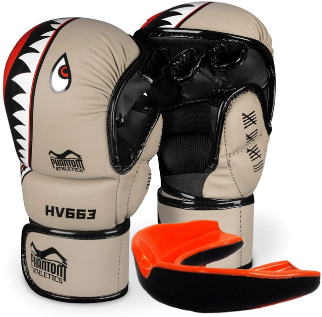 Перчатки для ММА Phantom Fight Squard Sand S/M + капа (PHMMAG2408-SM ...