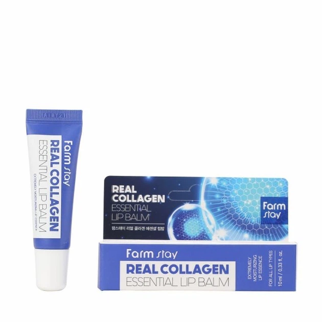 Бальзам для губ с коллагеном FarmStay Real Collagen Essential Lip Balm ...