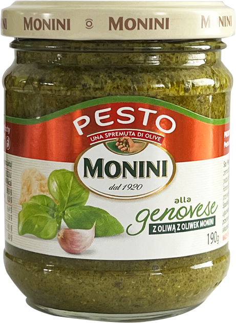 Соус песто Monini с базиликом 190 г (8005510003727) – купить в интернет ...