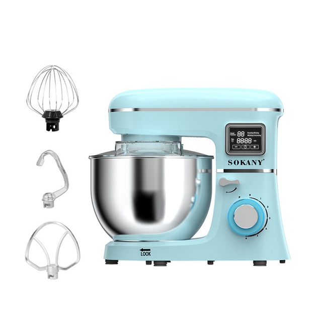 Миксер Sokany SK-277 планетарный с чашей из нержавейки 1800 Вт 6 ...