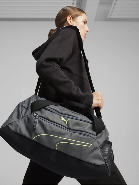 Спортивная сумка тканевая Puma 09033102 X Mineral Gray-Lime Sheen 17 л ...