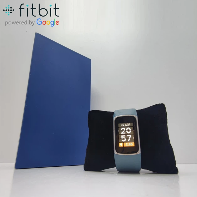 Фитнес Браслет Fitbit Charge 5 Steel Blue/Platinum(DDT), б/у – фото ...