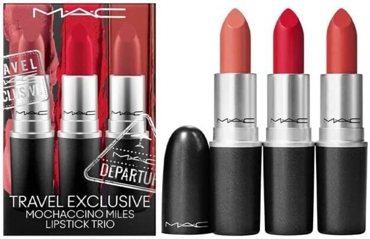 Набор красных матовых губных помад MAC Mochaccino Miles (3х3 гр) от ...