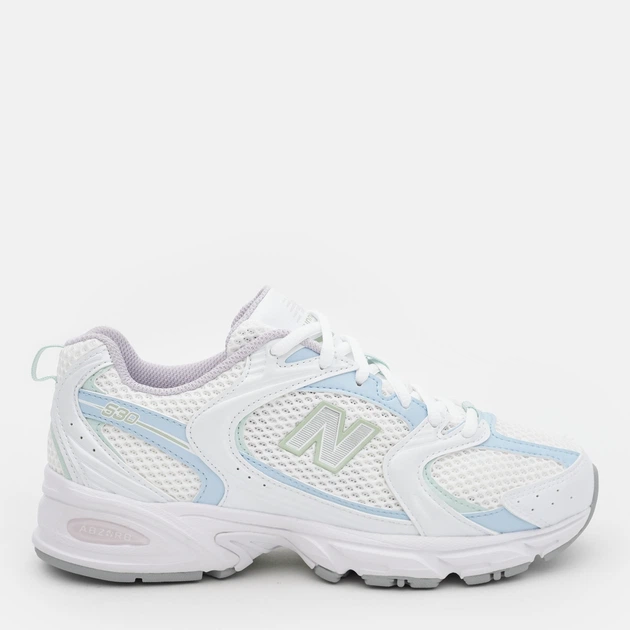 Женские кроссовки New Balance 530 MR530PC 40 (7US) 25 см Белый/Голубой ...