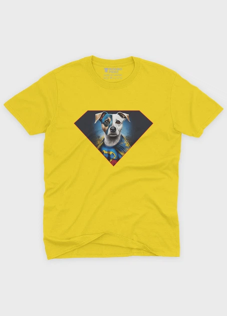 Жіноча футболка MODNO з патріотичним принтом Пес Патрон M Жовтий (TS001-5-SUN-005-1-135-F) от ...