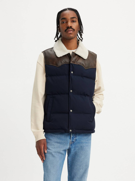 Теплый жилет мужской Levi's 717042409 XL Синий (1159801751) – в ...
