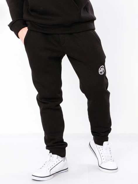 Спортивные штаны утепленные мужские Носи Своє 8158-025-33 52 Черные ...