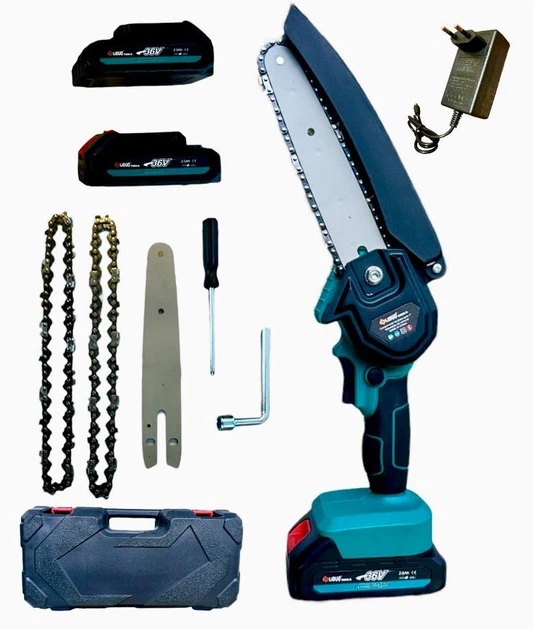 Акумуляторна ланцюгова міні пила в кейсі Liduo Tools 6 дюймів 2 ...
