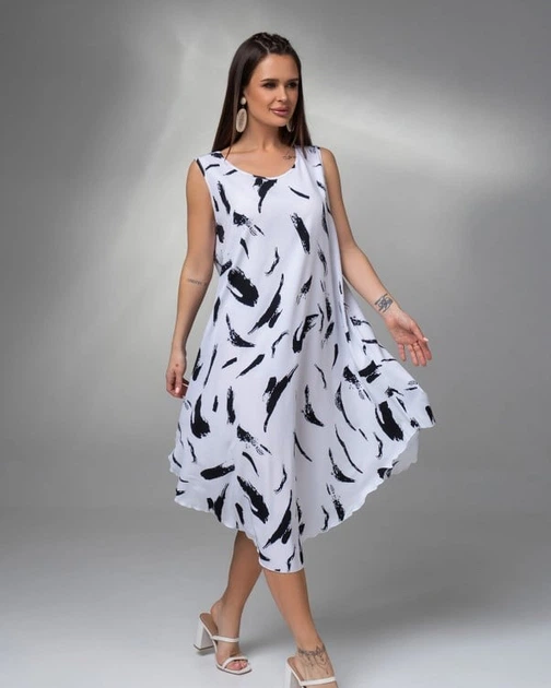 Платье для женщин цвет белый размер 5XL FI_010508 – Брендовая одежда | ROZETKA