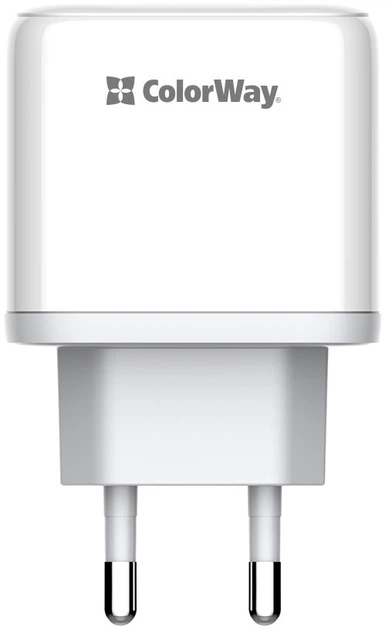 Пристрій зарядний мережевий ColorWay CW-CHS042PD-WT Power Delivery Port ...
