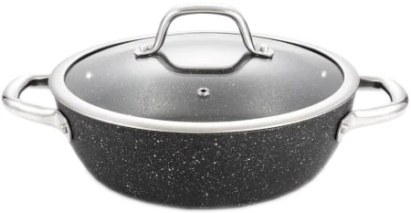 Сковорода глубокая Tescoma President Stone с крышкой 28 см (780356 ...