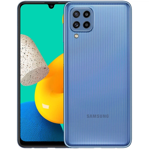 Смартфон Samsung Galaxy M32 (M325F) 128Gb Light Blue (SM-M325FLBGSEK ...