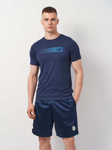 Футболка длинная мужская New Balance Nb Heathertech Gr. MT41071NNY S ...