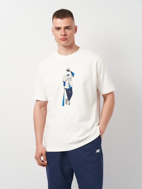 Футболка хлопковая мужская New Balance Athletics Graphics MT41577SST M ...