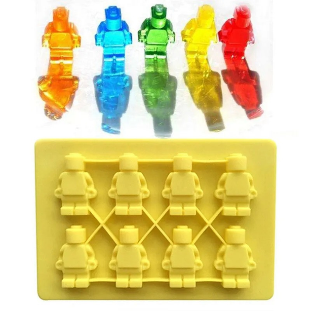 Силиконовая форма Finding Молд лего человечек LEGO для шоколада льда ...