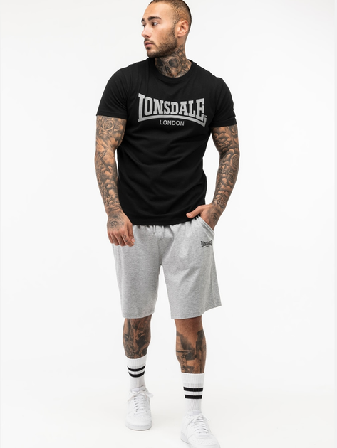 Спортивный костюм мужской Lonsdale Moy 117193-1525 XL Черный/Серый ...