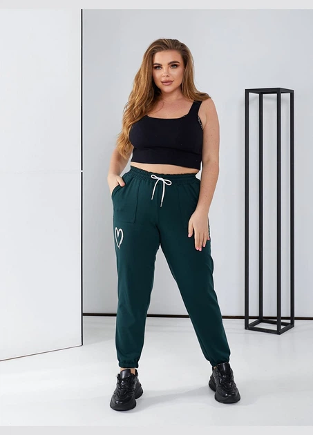 Спортивные штаны 62351 Изумрудный 58-60 от продавца: RoseStore – в интернет-магазине ROZETKA ...