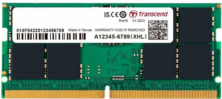Оперативная память Transcend SODIMM DDR5-5600 32768 MB PC5-44800 ...