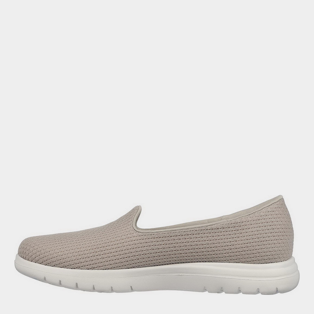 Женские слипоны Skechers 136504 TPE 38.5 (8.5US) 25.5 см Бежевые ...