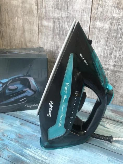 Утюг с керамической подошвой RAINBERG RB-6310 3200W – фото, отзывы, характеристики в интернет ...