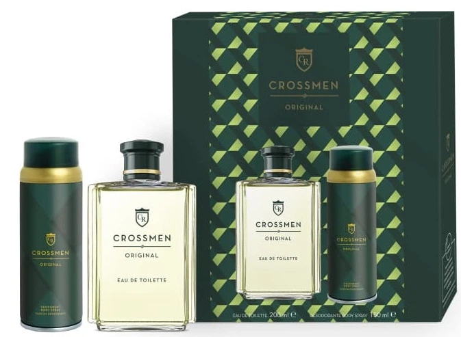 Набор для мужчин Coty Crossmen Original Туалетная вода 200 мл + Дезодорант 150 мл (3616305160485 ...