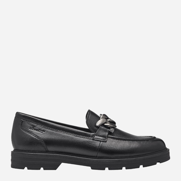 Женские лоферы из кожи Tamaris WOR24712-42-003 41 Черные (4064195055043 ...