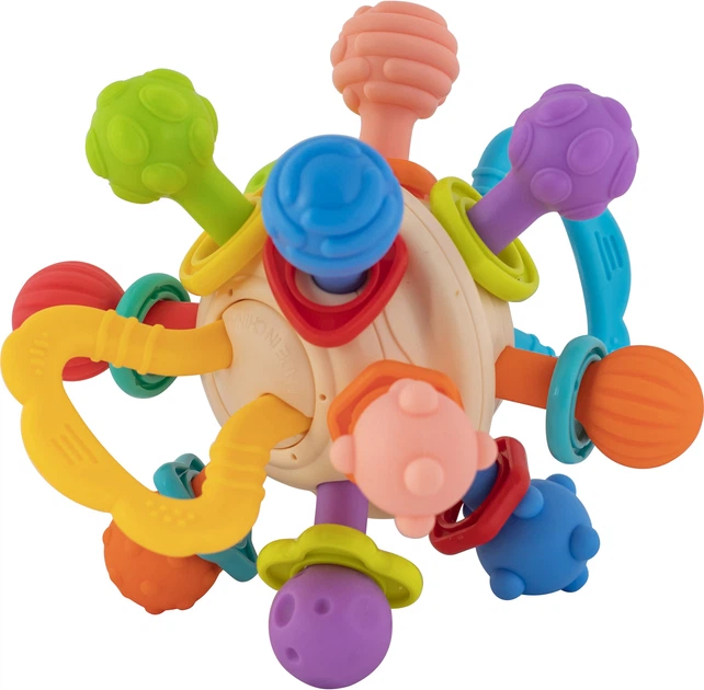 Іграшка розвиваюча Baby Team Сенсорний м'ячик (8451) – Безпечно. Зручно ...